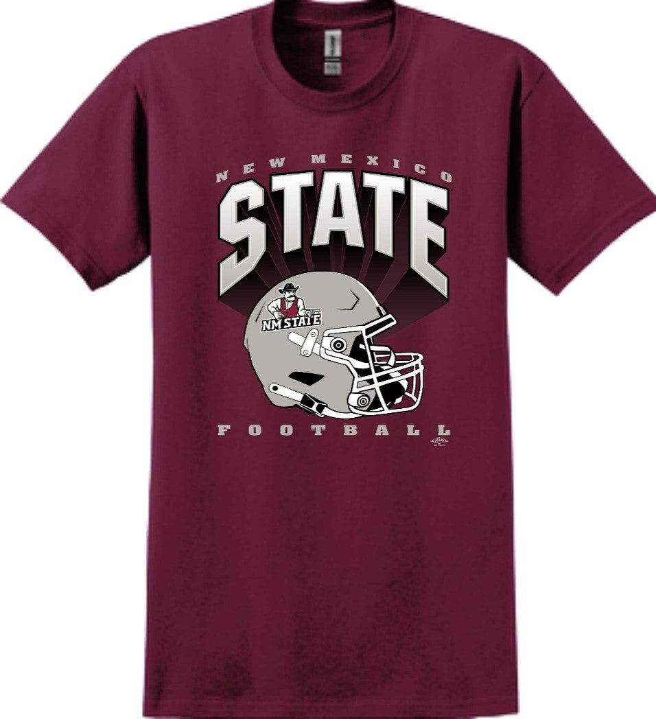 NMSU Glitter Silver Helmet T-Shirt – NMSU AGGIES