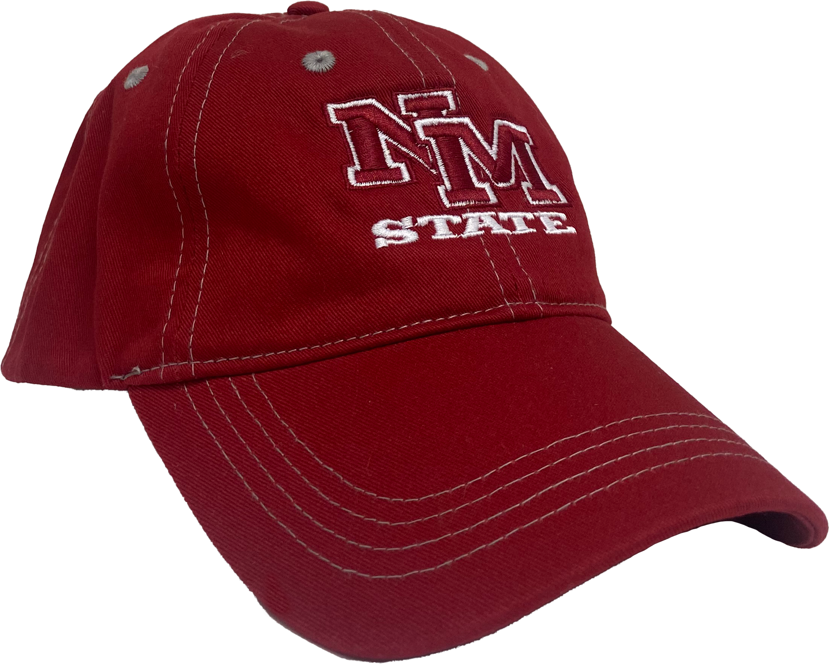 NM State Crimson Stacked Cap – NMSU AGGIES